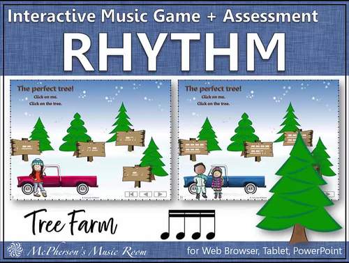 Christmas Music | Sixteenth Notes Interactive Rhythm Game + Assessment ...