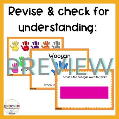 Noongar Colours Lesson by teachnchatter | TPT