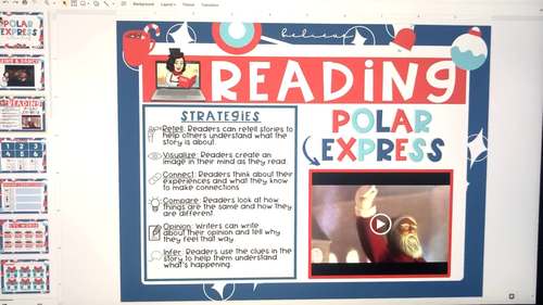 Polar Express Editable Activities Math and Reading by Singing And Teaching