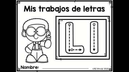 SÍLABAS de la letra L | Hojas de trabajo lectura by Ms Herraiz | TPT