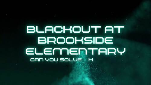 Mystery Math Multiplication and Division Review: Blackout at Brookside