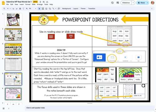 Valentine Digital Phonics Mystery Picture Set 1 - REAL Words - UFLI aligned