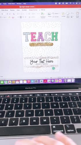 Varsity Patch Letters Binder Covers | Binder Spines | Groovy & Bright ...