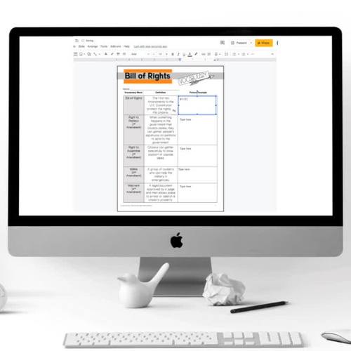 Amendments | 1-27 | Differentiated Task Cards | Notes | Bundle ...