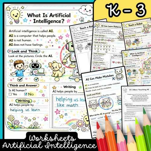 Artificial Intelligence AI Worksheets and Reading Comprehension for ...