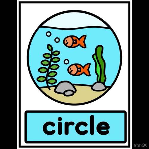 2D Shapes Classroom Posters & Practice Cards | Fish Theme by The ...