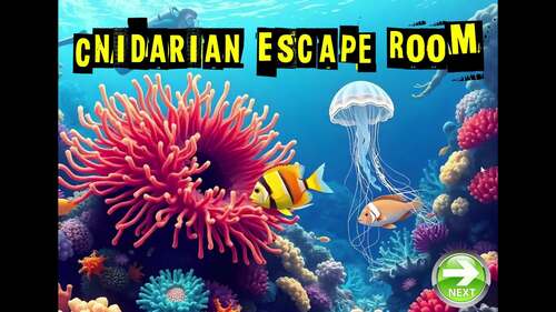 Cnidarian Digital Escape Room Quest Activity by Science With Grapes