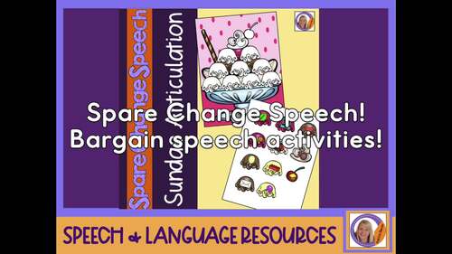 Spare Change Speech: Sundae Articulation by Katrina Bevan | TPT