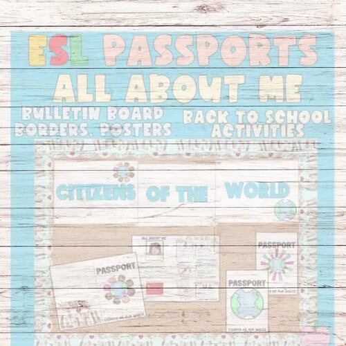 ESL Back to School All About Me Newcomers Activities Picture Dictionary ...