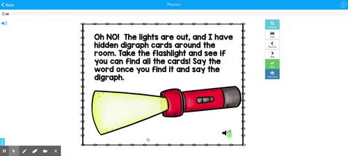 I Spy Flashlight digraph CH BOOM CARDS #Distancelearningtpt | TpT