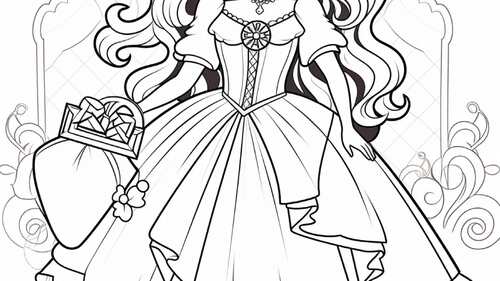 Kawaii Princess Coloring Book| 200 Kawaii Princess Coloring Pages For Kids