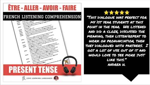 Être, Aller, Avoir, Faire - Beginner French Listening Comprehension ...