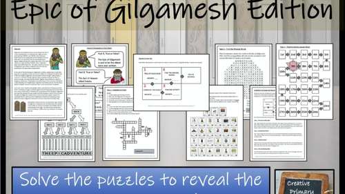 Epic of Gilgamesh Escape Room Activity by Creative Primary Literacy