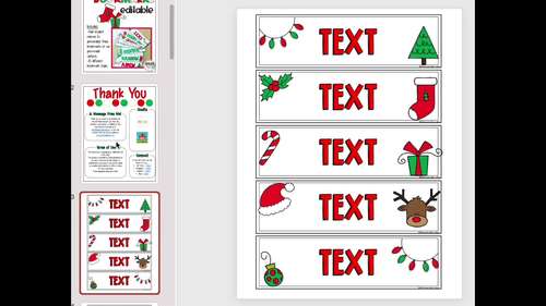 EDITABLE Bookmarks - Student Gifts for the Whole Year | TPT