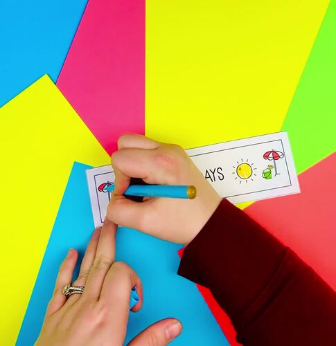 Coloring Bookmarks Summer Theme End of Year Activities by ELA Content Hub