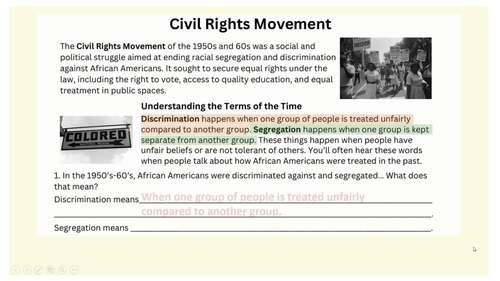 Civil Rights Movement Reading by Social Studies with Mrs.Kinder | TPT