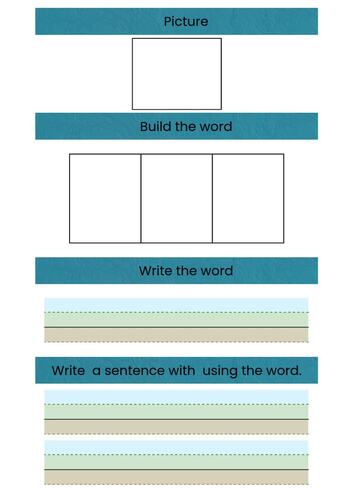 CVC - Build a word by Ms Betty | TPT