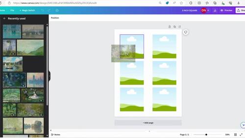 Blank 2.5 Inch Square Templates in PDF PNG PSD EPS DXF And Canva Format