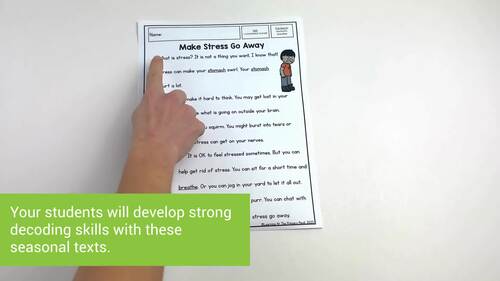 Spring Decodable Texts for Second Grade | Passages on Spring and Spring ...