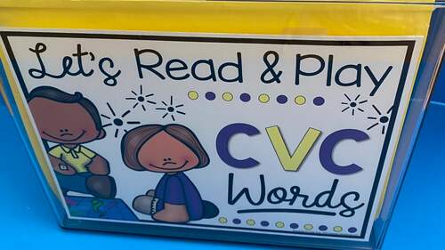 Kindergarten Phonics Games - CVC Words - Roll the Dice Read Short Vowels