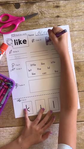 First 100 Words Sight Word Practice by The Wright Nook | TPT