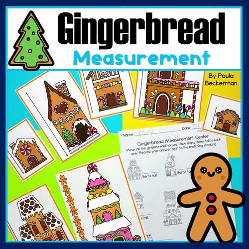 Christmas Measurement Worksheets Gingerbread House Math Activity ...
