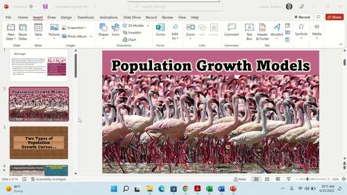 AP Environmental Science Population Growth Models PowerPoint Notes