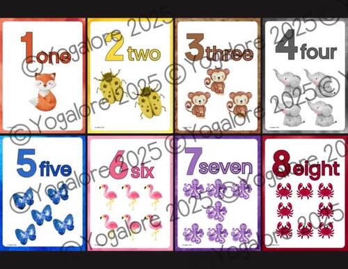 Toddler Number Posters & Matching Cards | Preschool Classroom Decor ...