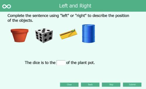 Location Words - Left and Right for Kindergarten Social Studies Skills