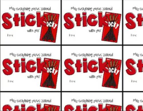 Sweets Testing Motivation Tags BUNDLE- Pocky, Chips, Fruit Roll-Ups & More!