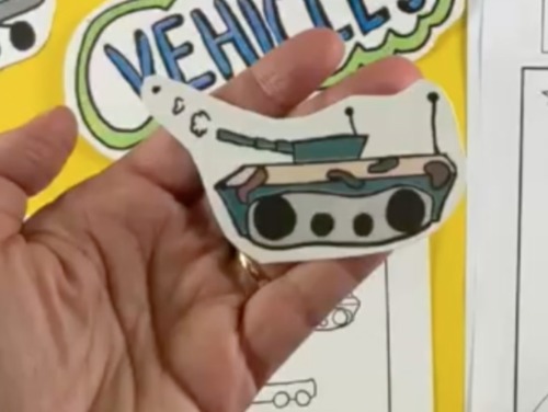 Daily Brain Warm-Ups with Directed Drawing – Tank Edition by Rebekah Sayler