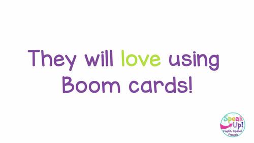 Le zoo | French Zoo Animal Vocabulary Digital Boom Cards with Audio