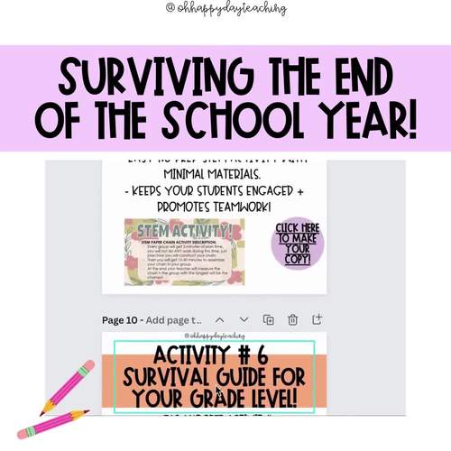End of the Year Activities Bundle! by Oh Happy Day Teaching | TPT