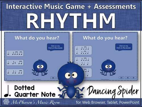 Rhythm Game Dotted Quarter Interactive Music Game & Assessment {Dancing ...