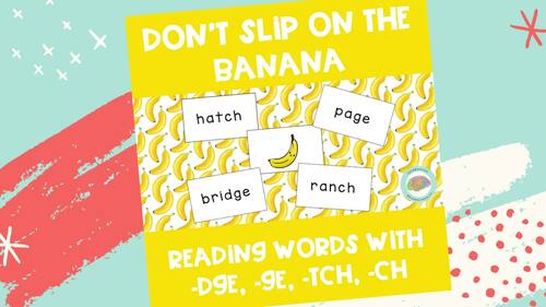 Words ending in ge, dge, ch, tch by Celebrating Neurodiversity | TPT