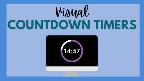 Visual Countdown Timers for Slides - Time Management Tool - Black ...