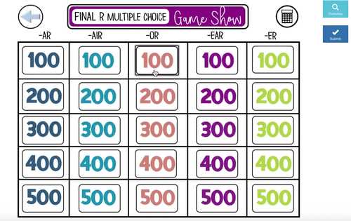 Final R Boom Cards™ Articulation Game Show | Post-Vocalic R Trivia Game