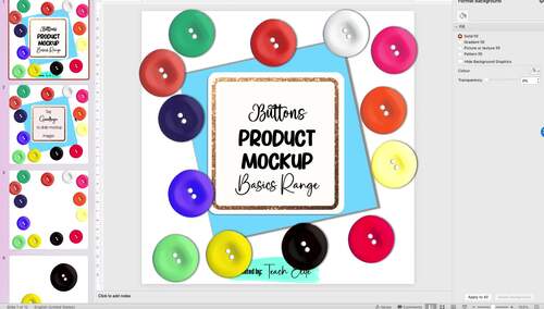 Buttons Mock-up png images by Teach Elite | TPT