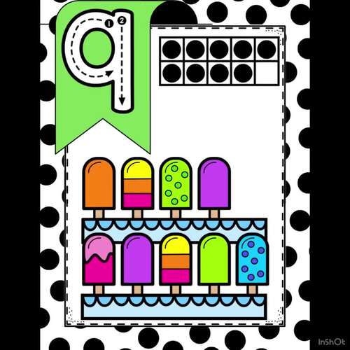 Summer Themed Counting Objects up to 10 Math Posters — Bundle | TPT
