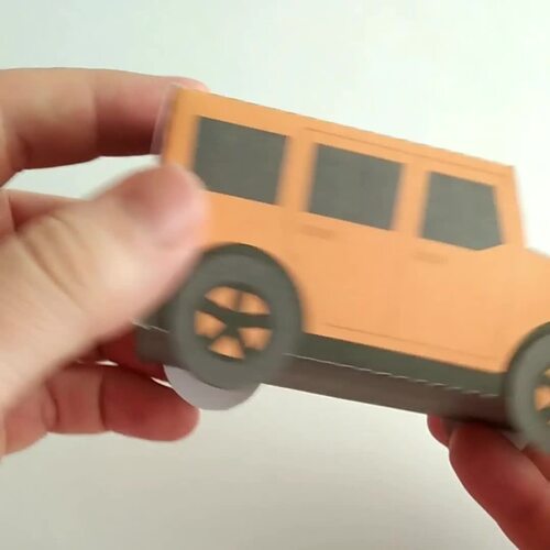 CAR Type B. Paper Toy / Gift Box by ixia3d | TPT