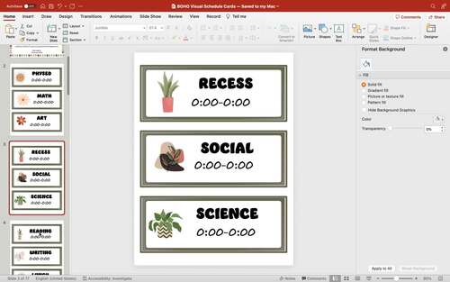 BOHO Visual Schedule Cards | Classroom Organization | Classroom Management