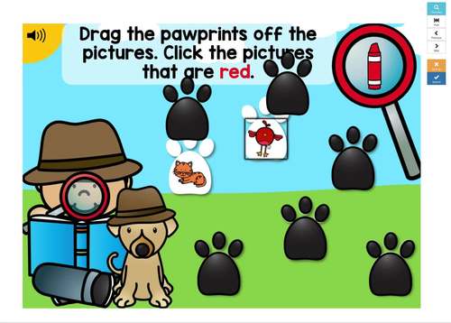 DIGITAL Color Activities - RED - Distance Learning - Boom Cards - Home ...