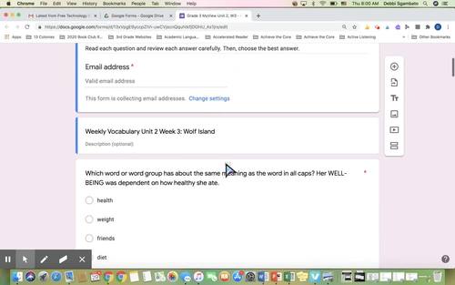 Grade 3 MyView Literacy Bundle Unit 2 Weeks 1-5 Google Forms Assessment ...
