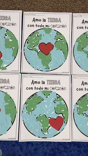 Día de la tierra arte y escritura- Earth Day Art and writing | TPT