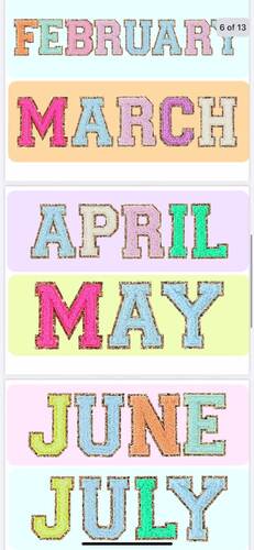 Varsity Flip Calendar by Kindergarten Kitties | TPT