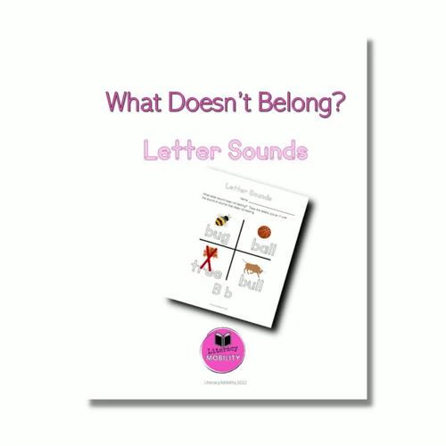 Kindergarten Letters and Sounds by Literacy Mobility | TPT