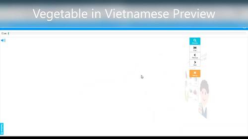 VEGETABLES Vietnamese Distance Learning | VEGETABLES Vietnamese BOOM Cards™