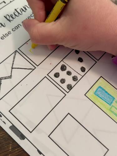 That's Not a Rectangle... Shape Activity/Early Finishers/Morning Table ...