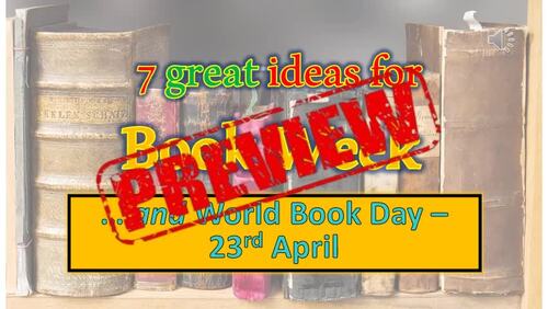 7 Great Ideas for World Book Week/Day - Assembly by Dan's History Highway