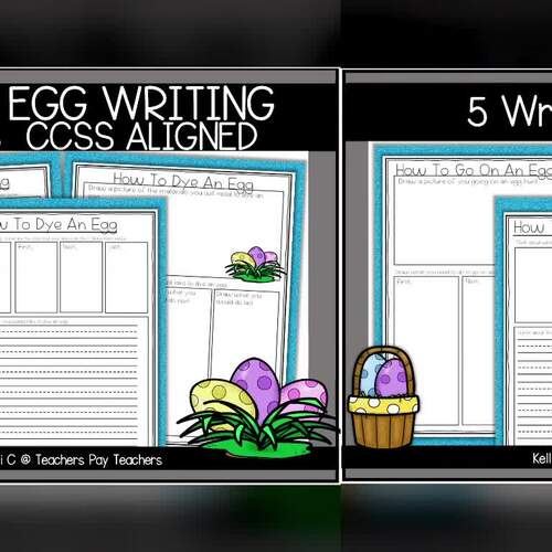 Easter Writing Prompts Narrative and Opinion Spring Writing Papers ...